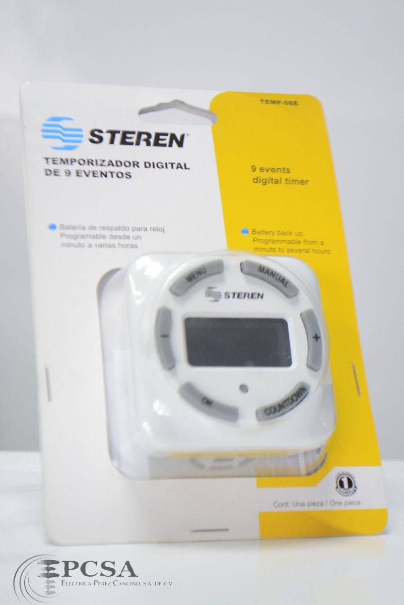 EPCSA | Temporizador digital STEREN | ILUMINACION