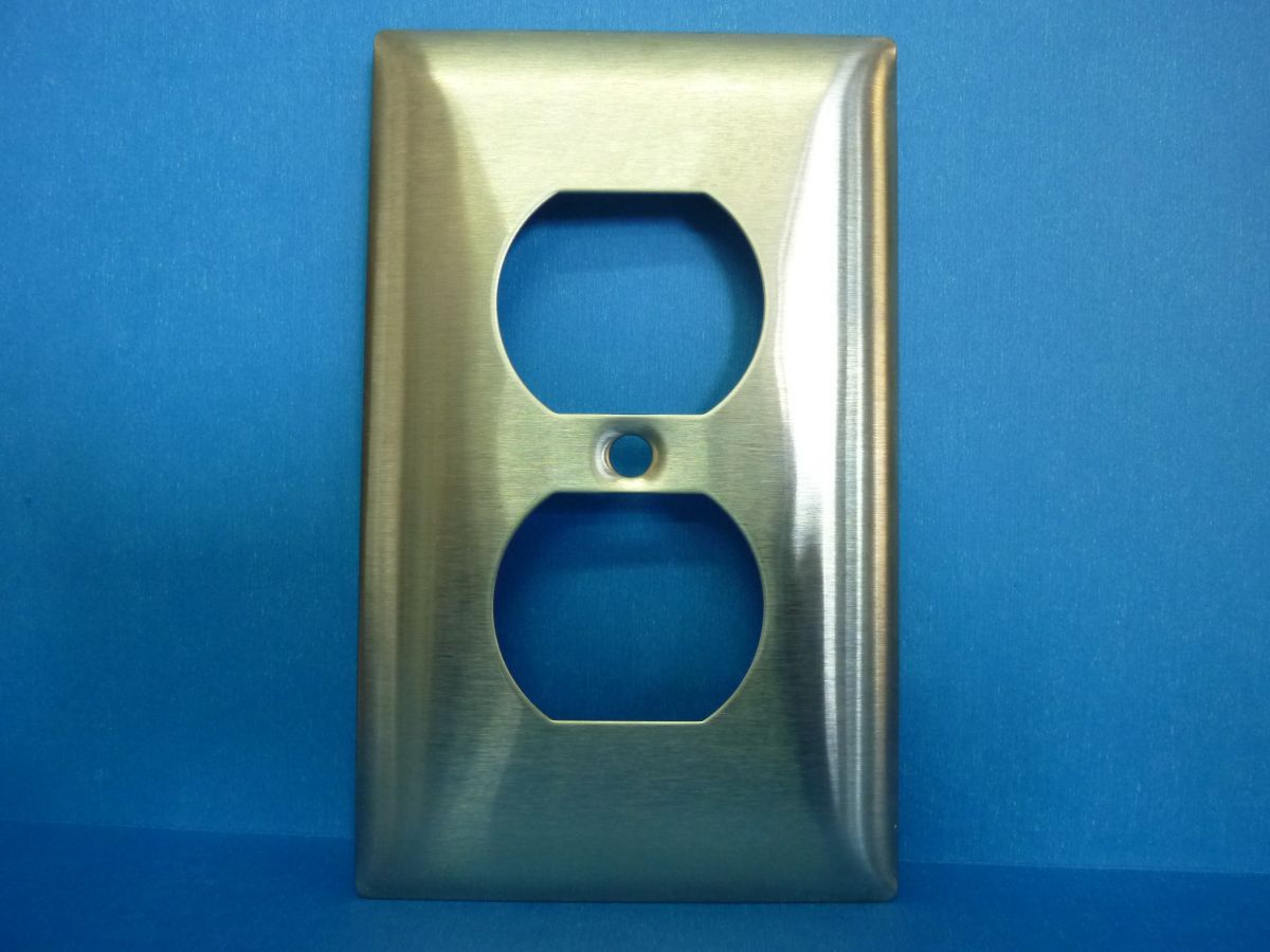 EPCSA | Placa de acero inoxidable HUBBELL | Contactos y clavijas